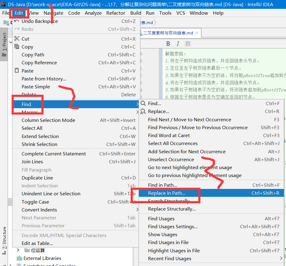 IntelliJ IDEA global content search and replacement - Programmer Sought