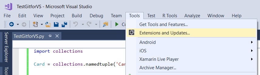 VS2017中使用GitHub_vs2017 自带git 无法查看 与未修改版本比较-CSDN博客