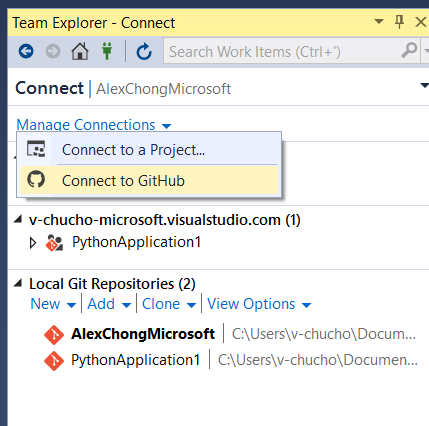VS2017中使用GitHub_vs2017 自带git 无法查看 与未修改版本比较-CSDN博客