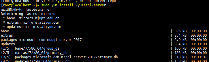 SQL SERVER学习（五）——CentOS7下安装SQL SERVER_1.1、通过yum,下载sql server的源;-CSDN博客