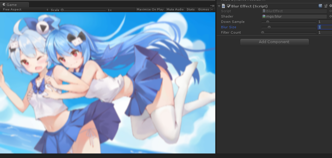 【unity3d Shader】高斯模糊效果unity 高斯模糊 Csdn博客 