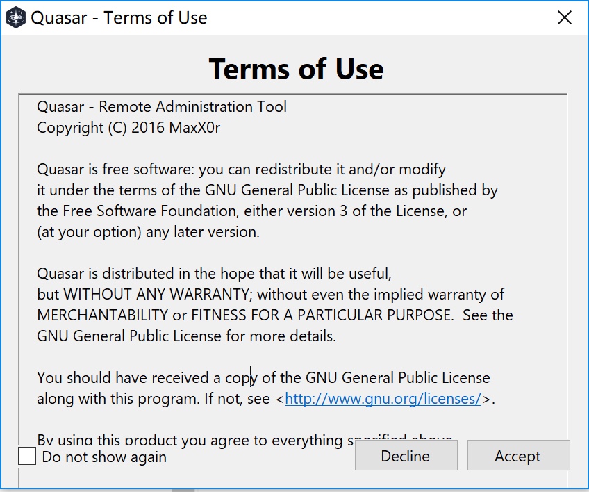 使用Quasar进行木马植入_quasar client-built.exe-CSDN博客