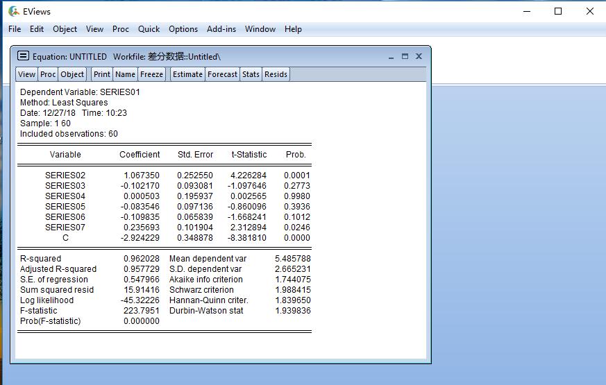 Eviews导入外部Excel数据并回归分析_eviews10导入表格分析-CSDN博客