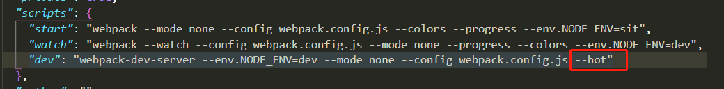 webpack-dev-server报错：Hot Module Replacement is disabled_[webpack-dev-server] server started: hot ...