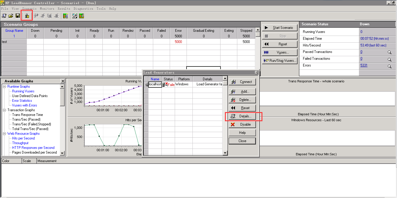 LoadRunner运行场景报错处理方式_loadrunner单个脚本调试通过,场景下一直报错-CSDN博客