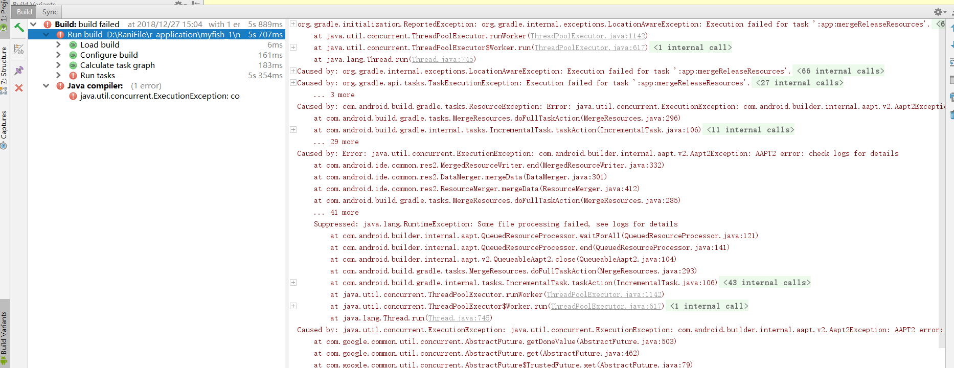 打包apk报错execution Failed For Task App Mergereleaseresources Csdn博客