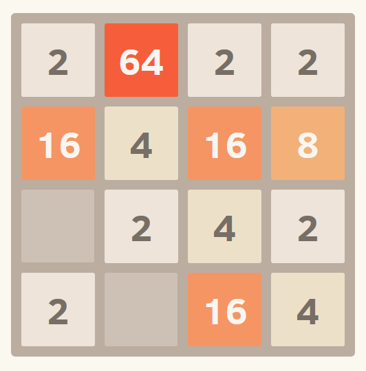 xtuoj 1239 2048_题目描述2048是大家非常喜欢的一款小游戏,给定一个2048的局面,和下一步的指令,请-CSDN博客