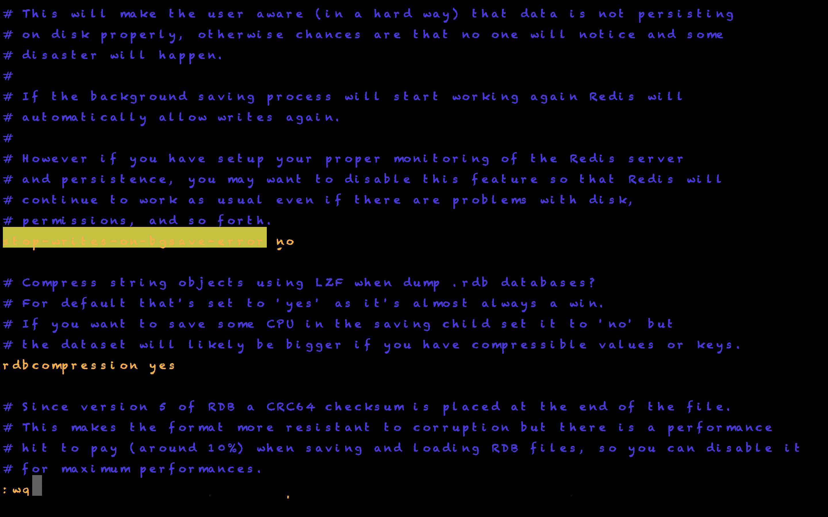 MISCONF Redis is configured to save RDB snapshots, but it is currently not able to persist on ...
