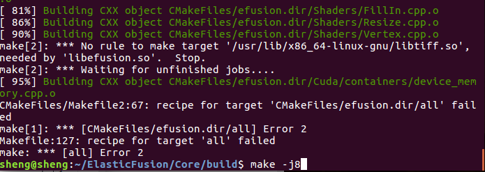 ElasticFusion: 用kinect-v2在Ubuntu16.04下跑Elasticfusion 编译运行过程实验记录_向心以履的博客-CSDN博客