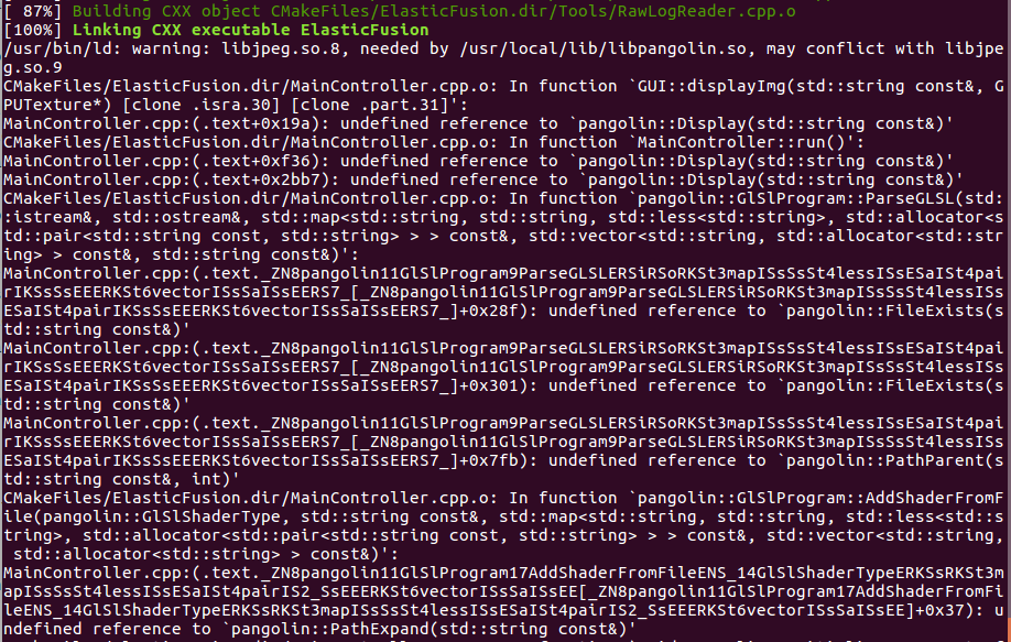 ElasticFusion: 用kinect-v2在Ubuntu16.04下跑Elasticfusion 编译运行过程实验记录_向心以履的博客-CSDN博客