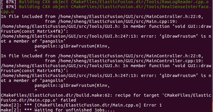 ElasticFusion: 用kinect-v2在Ubuntu16.04下跑Elasticfusion 编译运行过程实验记录_向心以履的博客-CSDN博客
