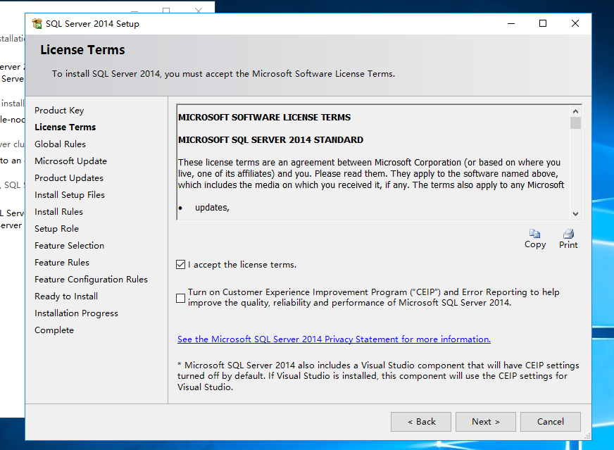 sql server - 将sqlserver安装到虚拟机内_sql server 2014 standard edition with service pack-CSDN博客