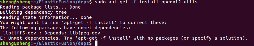 ElasticFusion: 用kinect-v2在Ubuntu16.04下跑Elasticfusion 编译运行过程实验记录_向心以履的博客-CSDN博客