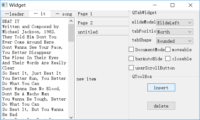Qt5 -- 容器控件 QFrame / QScrollArea / QGroupBox / QTabWidget / QToolBox_qt5 qscrollarea-CSDN博客