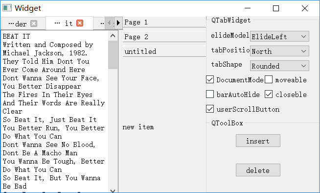 Qt5 -- 容器控件 QFrame / QScrollArea / QGroupBox / QTabWidget / QToolBox_qt5 qscrollarea-CSDN博客