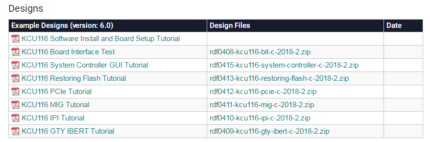 Xilinx KCU116使用记录-Example Designs_kcu116时钟-CSDN博客