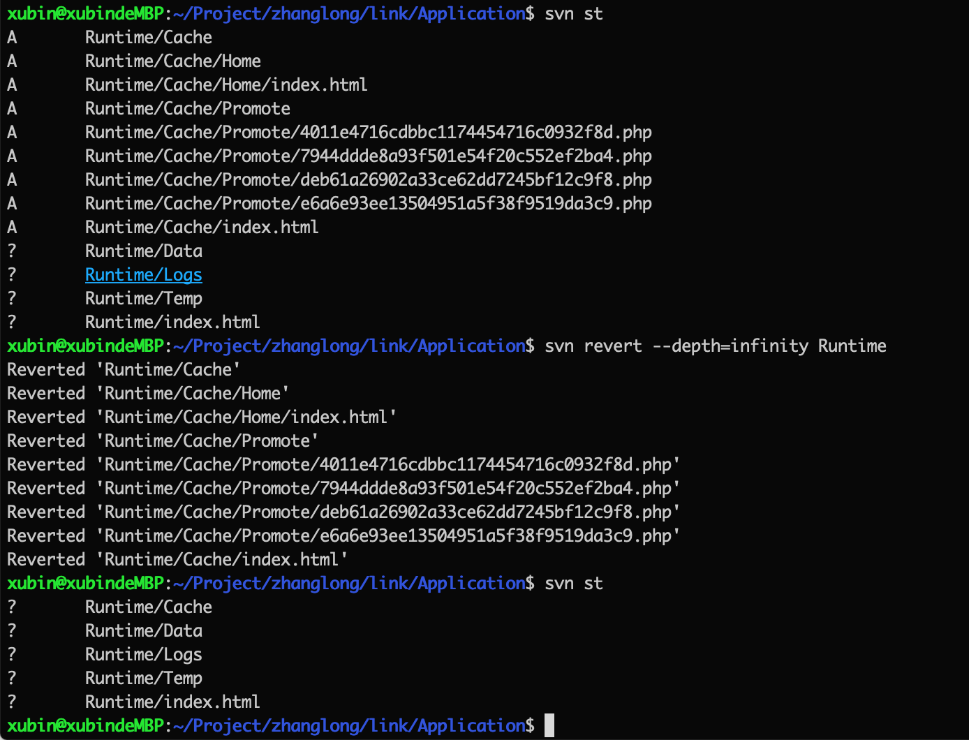 svn revert 批量文件夹_svn revert文件夹-CSDN博客