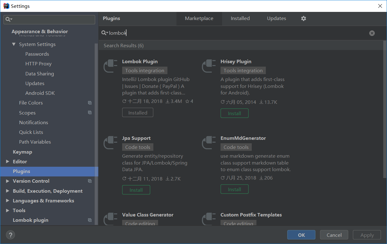 IDEA优化配置（2）--- Intellij IDEA 的Plugins 搜索不了插件，setting->Plugins加载很慢出不来的 ...