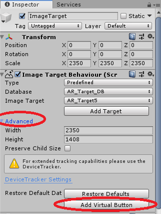 Unity 使用vuforia开发AR时找不到virtualbutton的问题_unity中没有virtual button按钮-CSDN博客