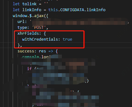 xhrFields:{ withCredentials: true }使用post请求，该参数作用详解-CSDN博客