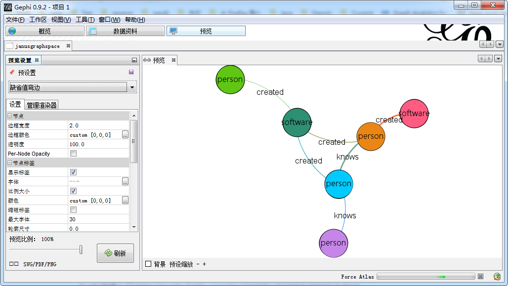 图数据库JanusGraph实战[5]: JanusGraph可视化之Gephi-CSDN博客