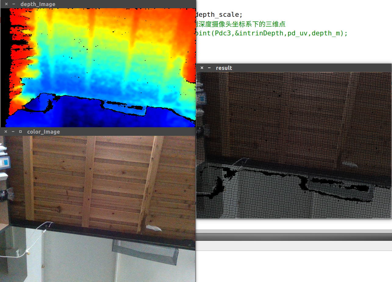 realsense SDK2.0学习：：（四）D435深度图片对齐到彩色图片-Eigen实现_d455 深度图对齐-CSDN博客