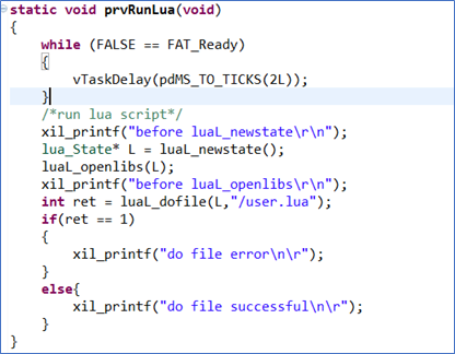 移植lua5.3.5到FreeRTOS，并在赛灵思(Xilinx)ZYNQ SOC上运行_freertos lua-CSDN博客