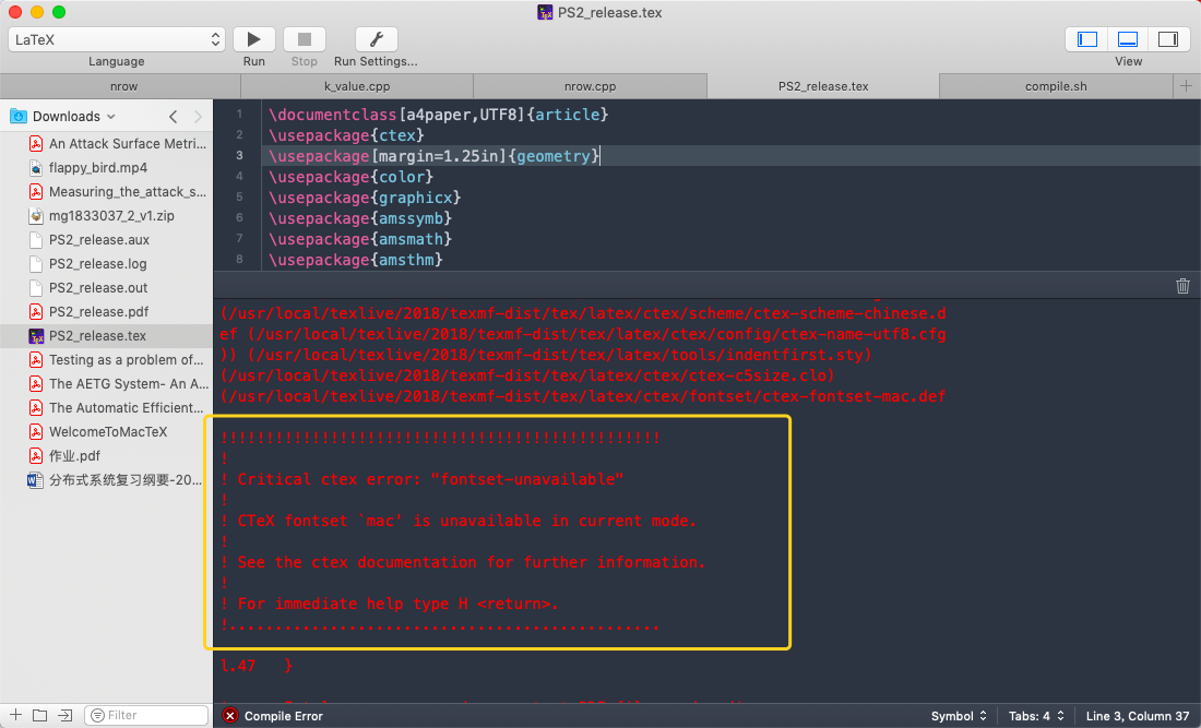 把CodeRunner3编译latex默认的pdflatex改为xelatex__小李没有刀_的博客-CSDN博客