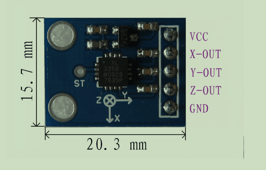 STM32F030C8T6单片机与GY-61 ADXL335模块——角度传感器_stm32f103c8t6与gy-61 adxl335的接线-CSDN博客