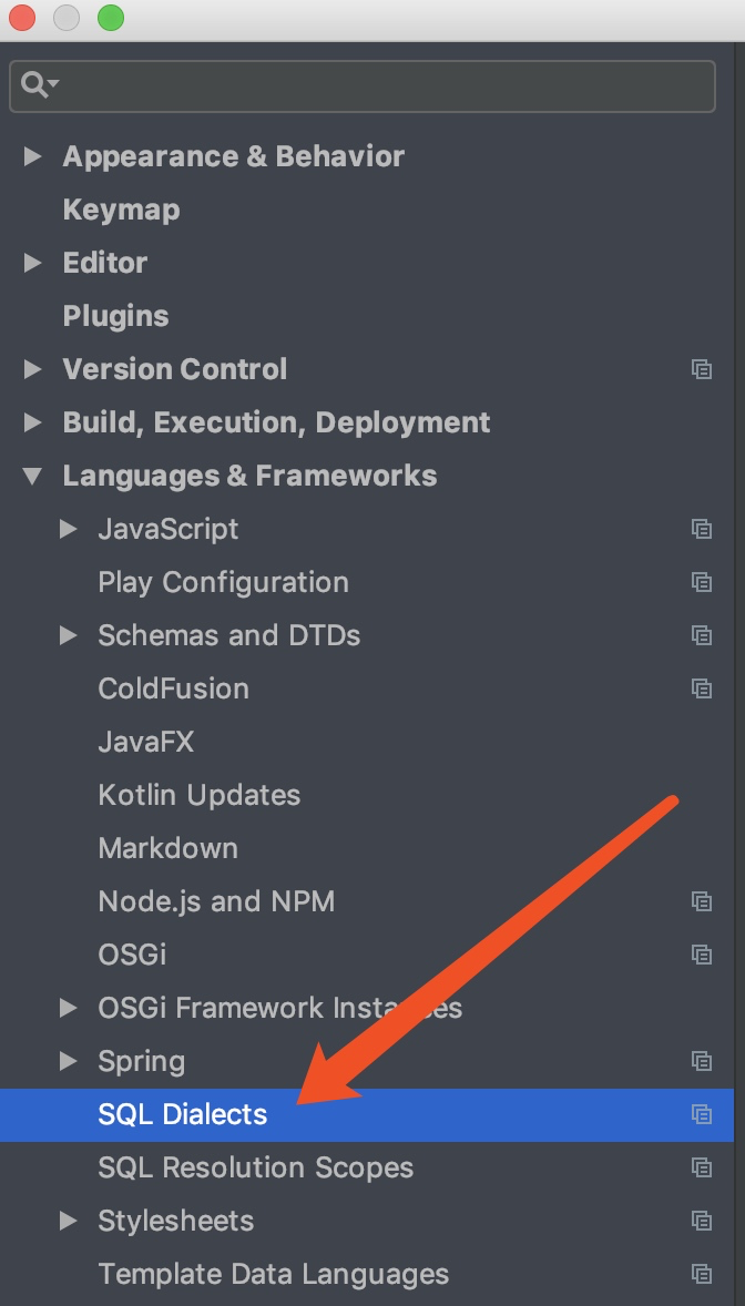 IDEA 为 sql 文件配置方言_idea xml sql默认方言-CSDN博客
