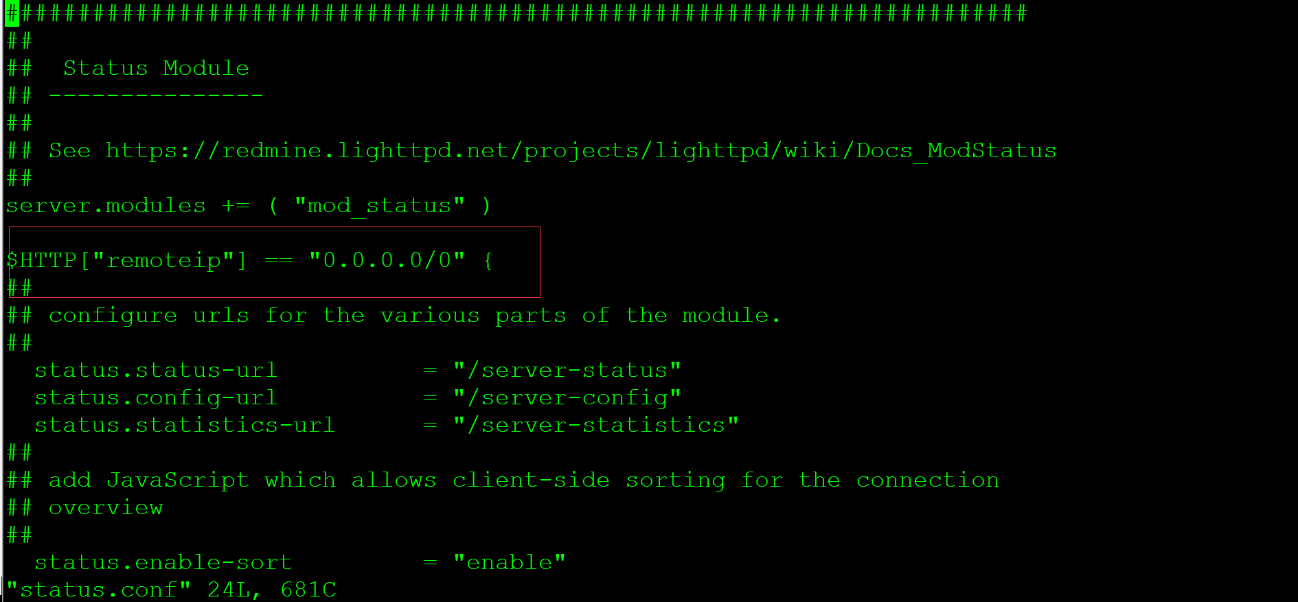 entos 7 安装lighttpd 开启mod_status-CSDN博客