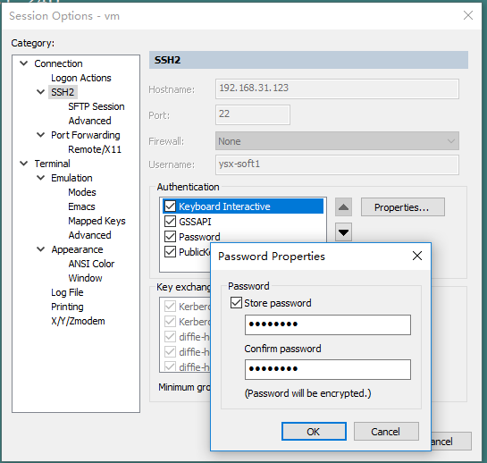 secureCRT ssh 账户密码更换_securecrt怎么修改连接密码-CSDN博客