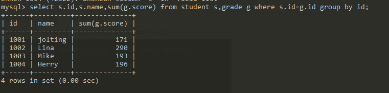 Mysql查询练习题查找表中所有成绩列 Grade 不为空的学生记录 Csdn博客 
