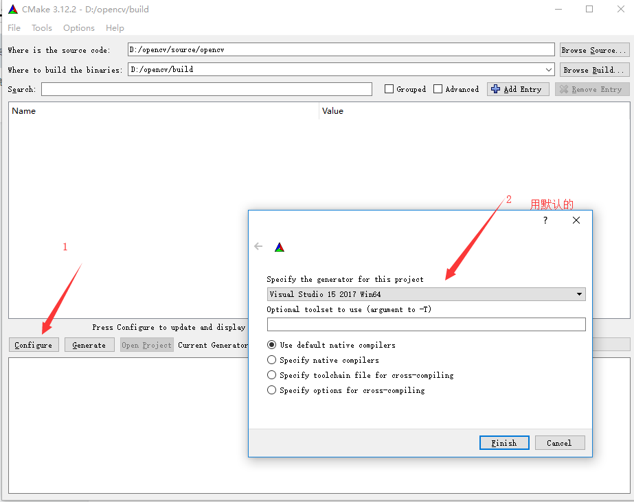 python opencv+opencv_contrib 4.0dev 重新编译-----cmake+vs201764-----为了用SIFT、SURF这些算法_error: cannot ...
