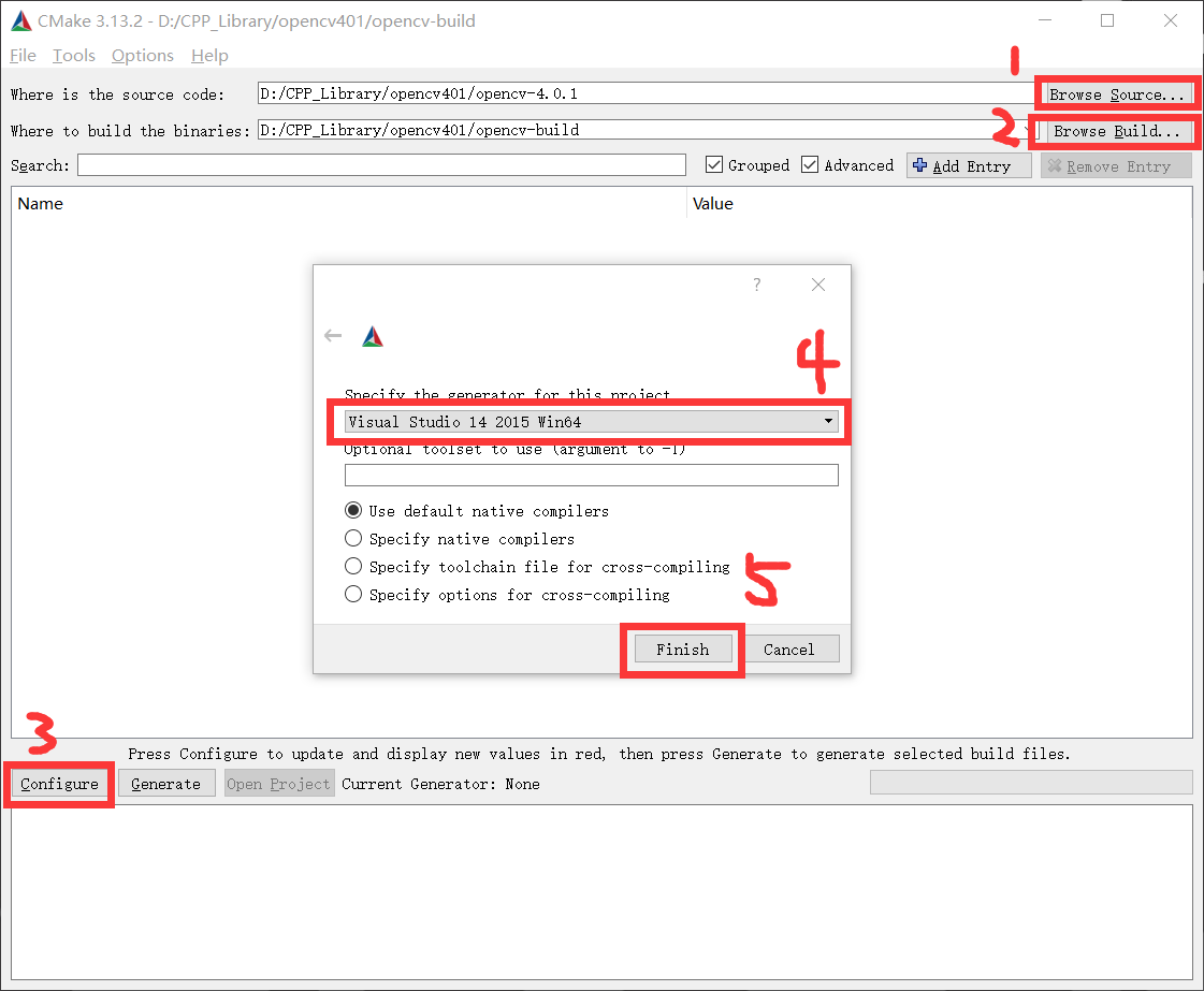 【OpenCV】opencv4 + opencv_contrib 4 + VS2015-VS2019的编译_vs2015编译opencv4-CSDN博客