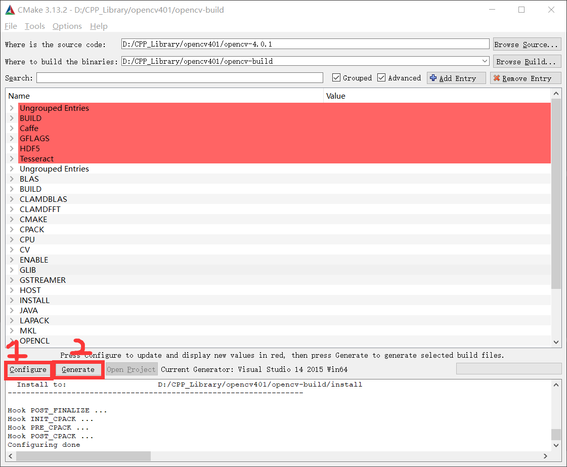 【OpenCV】opencv4 + opencv_contrib 4 + VS2015-VS2019的编译_vs2015编译opencv4-CSDN博客