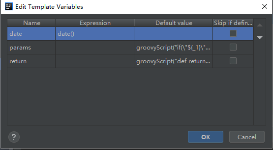IDEA自定义注释模板（主要解决params和return的问题）_idea配置return 和 params不生效-CSDN博客