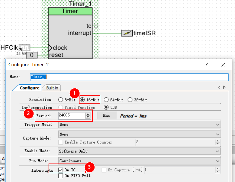 Psoc学习笔记——Timer定时器中断_如何将psoc电容按键加上定时器-CSDN博客