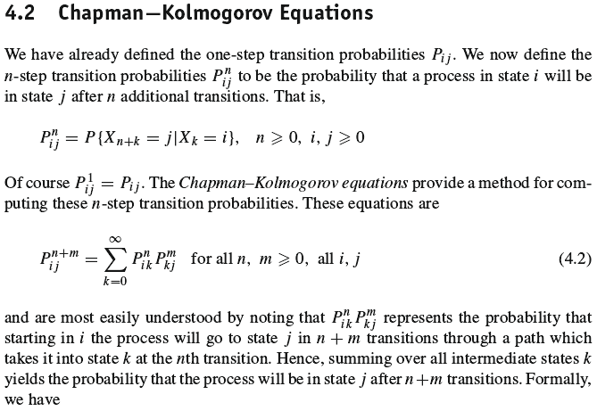 C-K方程( Chapman- Kolmogorov方程)-马尔可夫链-CSDN博客