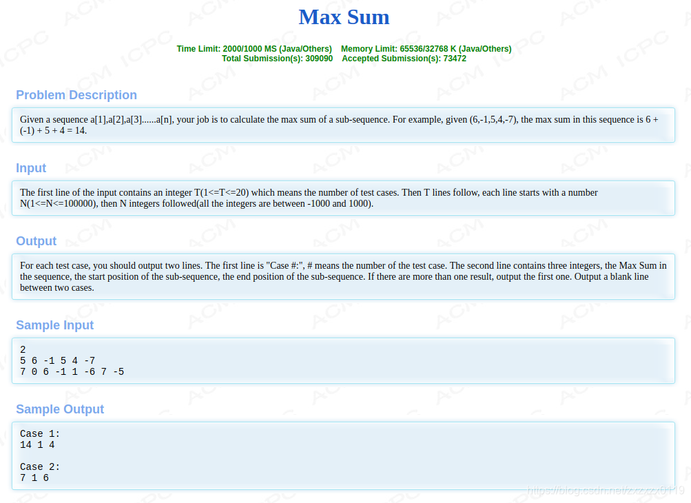 Leetcode 53 Maximum Subarray最大子序和一维dp一维数组和最大的subarray Csdn博客