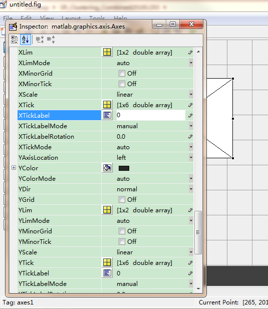 MATLAB GUI界面编程——如何去除axes控件在运行时的坐标轴和坐标刻度？_matlab gui去掉坐标轴的标尺-CSDN博客