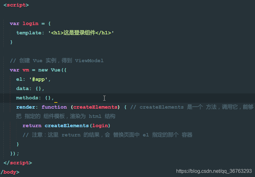 使用vue实例的render方法渲染组件使用vue的render函数渲染下列组件 Csdn博客