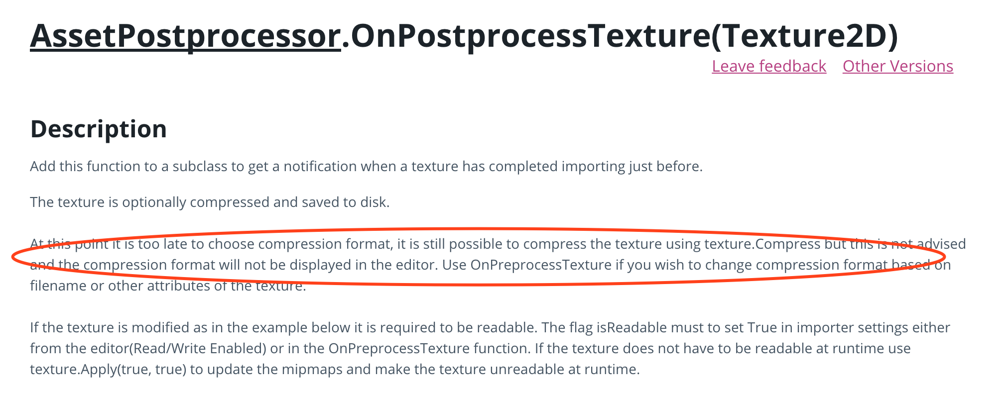 Unity OnPostprocessTexture 和 OnPreprocessTexture 使用注意事项_argumentexception: may only be called in ...