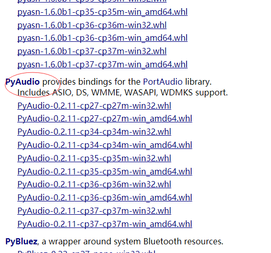 pip install PyAudio 报错：Failed building wheel for PyAudio_pip install ...