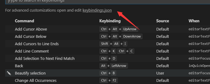 vscode中使用beautify插件格式化vue文件(自定义快捷键)_vscode beautify json-CSDN博客