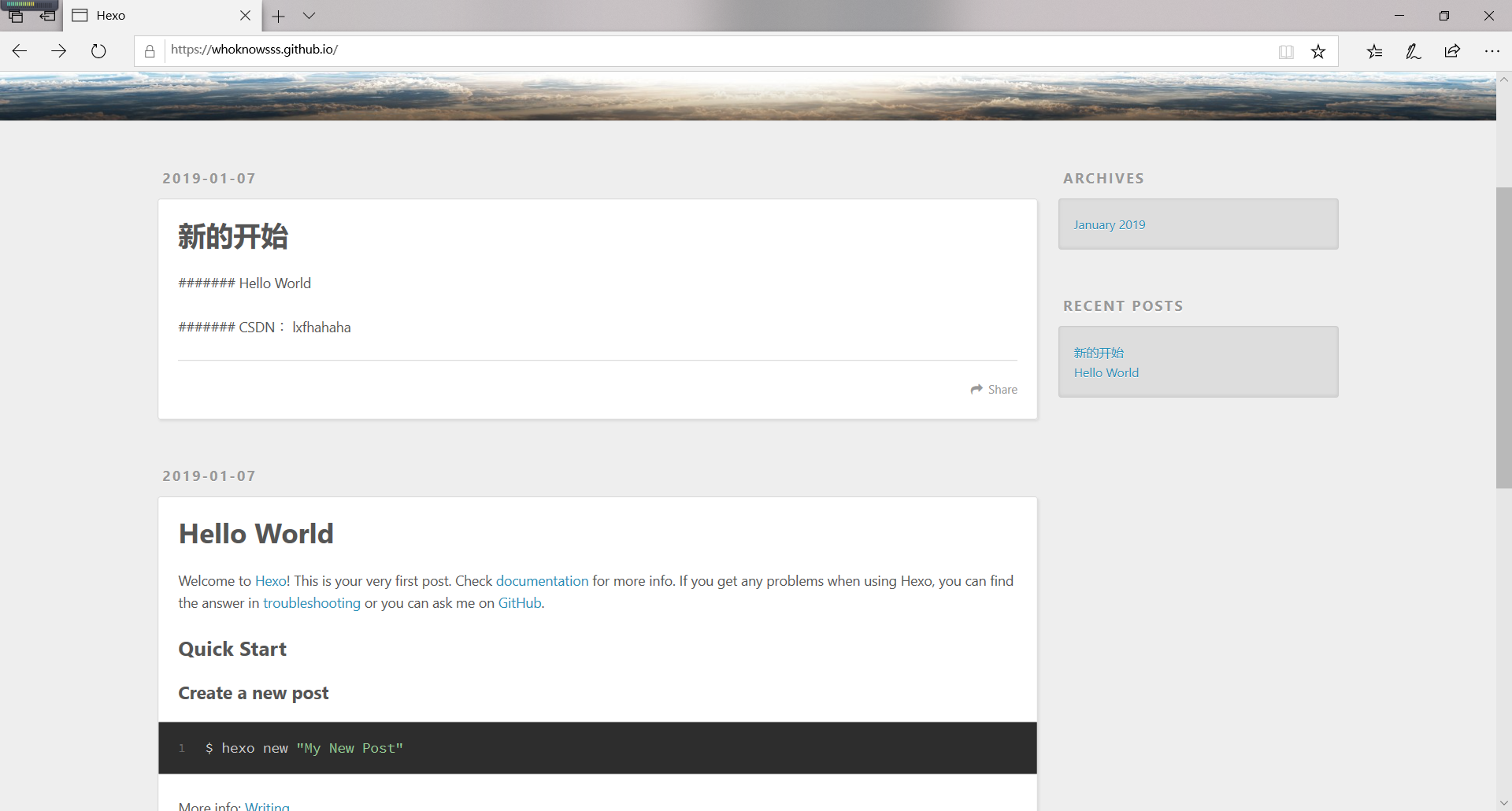 GitHub+Hexo搭建个人博客（包括更改主题）（实践成功）_githubhexo搭建博客主题为buretty-CSDN博客