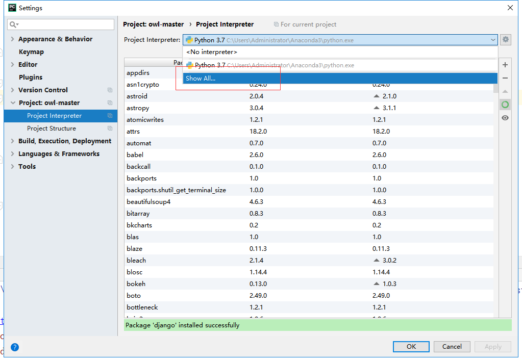 关于Django is not importable in this environment的解决方法_coverage is not importable in this ...