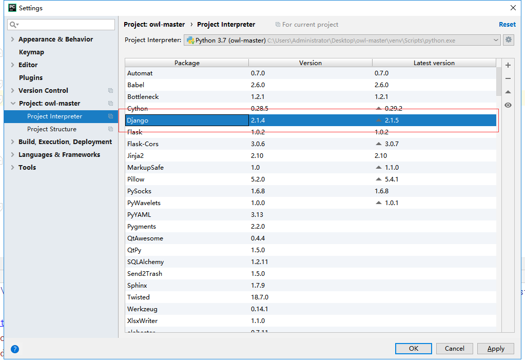 关于Django is not importable in this environment的解决方法_coverage is not importable in this ...