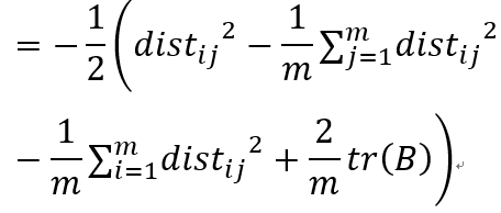 MDS 降维 详细推导 及 Python实现_用mds多维缩放算法将三维矩阵降维-CSDN博客
