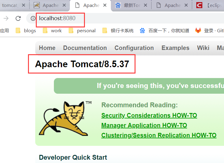 tomcat8.5报错: The Apache Tomcat installation at this directory is version 8.5.37. A Tomcat 8.0-CSDN博客